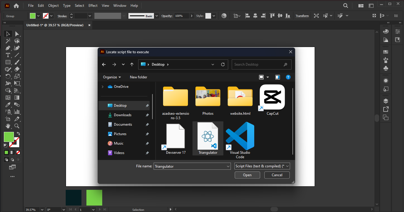 Triangulator Script For illustrator Free Download
